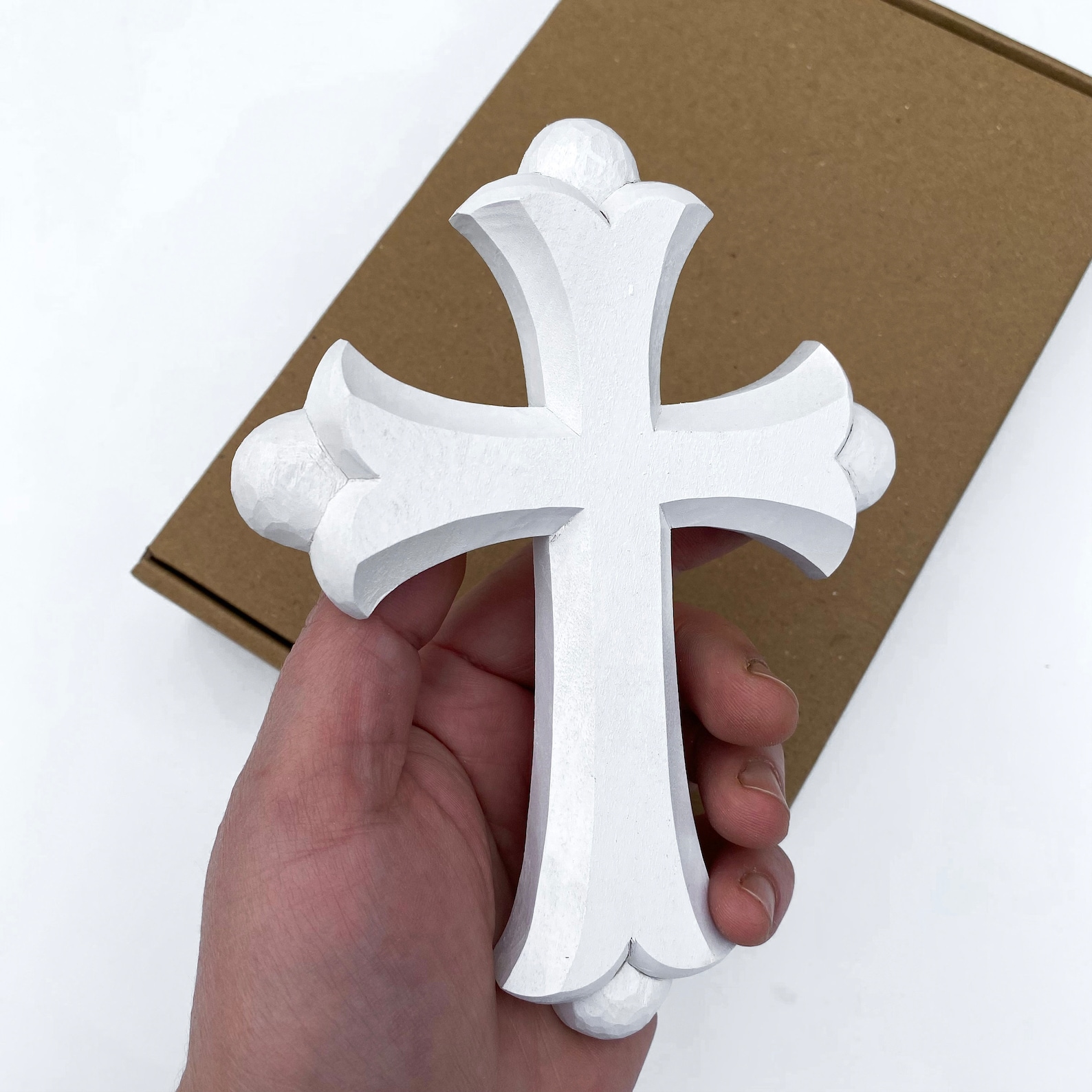 Modern Wooden Cross Wall, Hanging Crucifix Kids Room Decor, Christian ...