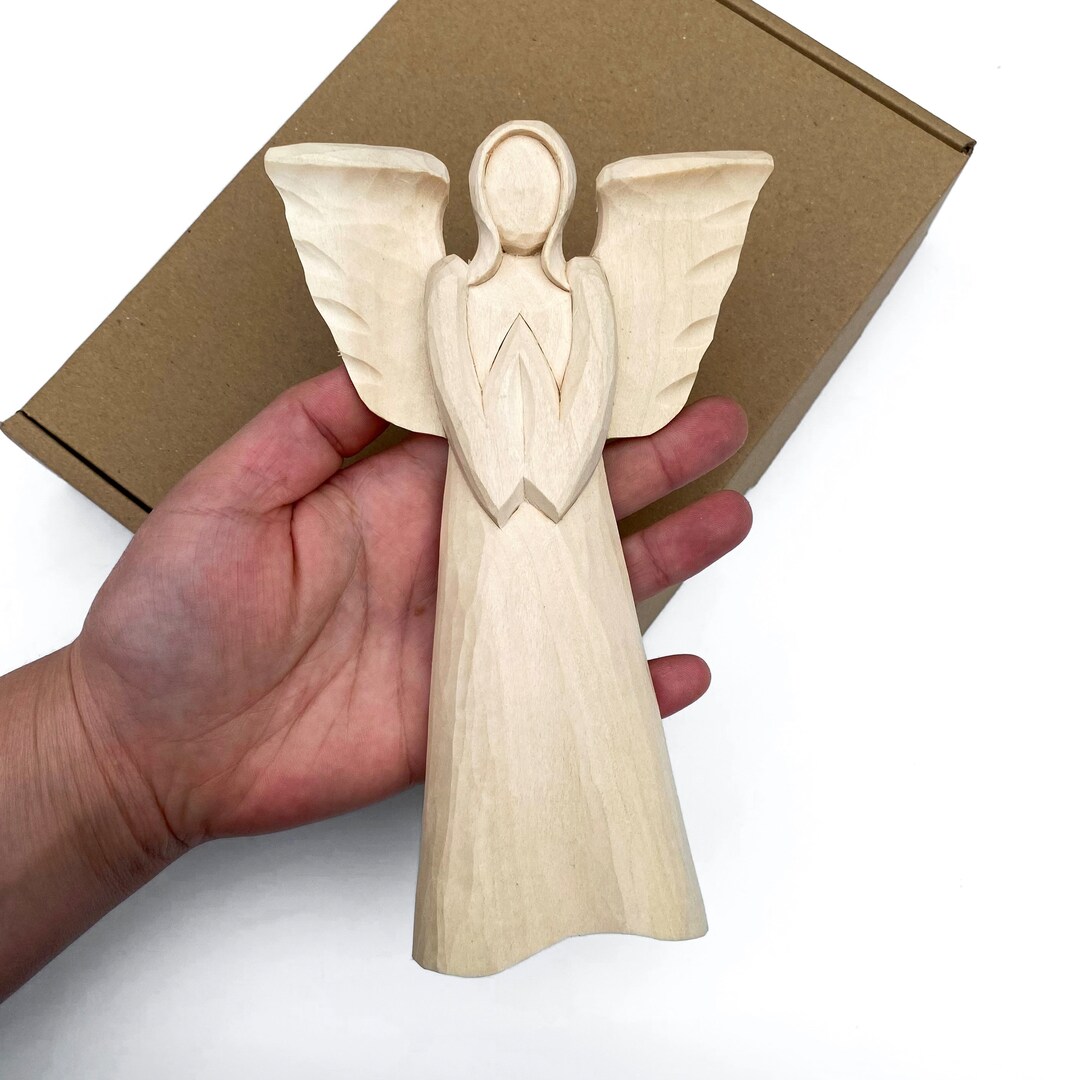 Hanging Angel Handmade Wood Angel Farmhouse Rustic Angel - Etsy