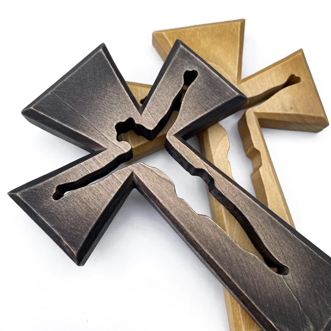 Wooden Catholic Crucifix, Christ Gift Wall Art, Religious Home Decor ...