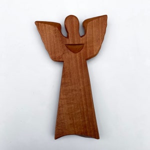 Wood Wall Angel, Rustic Angel, Wooden Angel, Angel Wall Hanging, Hand ...