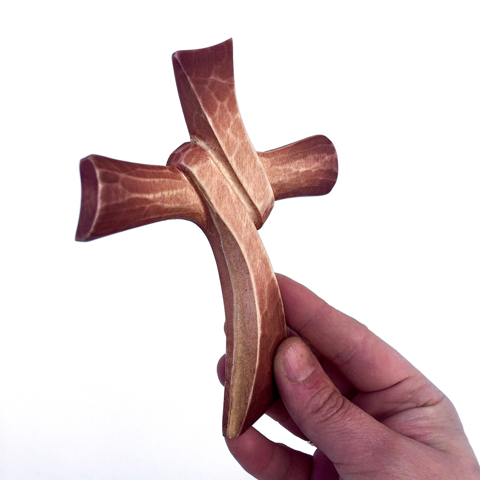 Wooden Carved Cross Crucifix Wall Art Rustic Cross Wall - Etsy