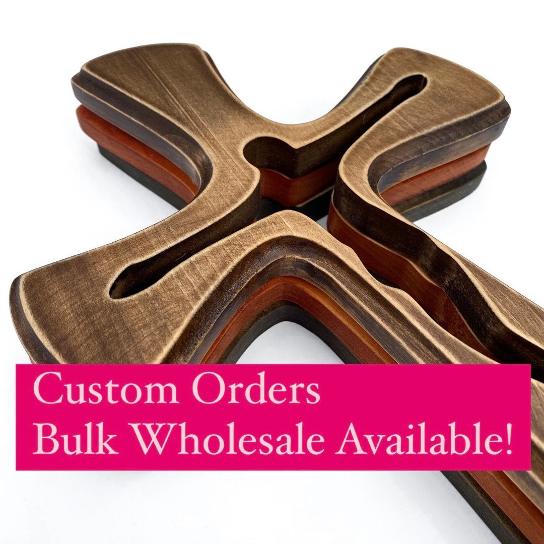 Wholesale Crosses, Hand Carved Wood Cross, Crucifix Wall Catholic ...