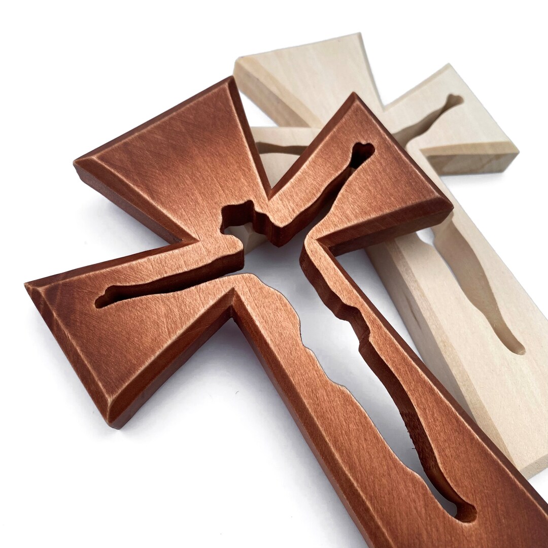 Crucifix Catholic, Christian Wood Cross, Carved Crucifix, Decorative ...