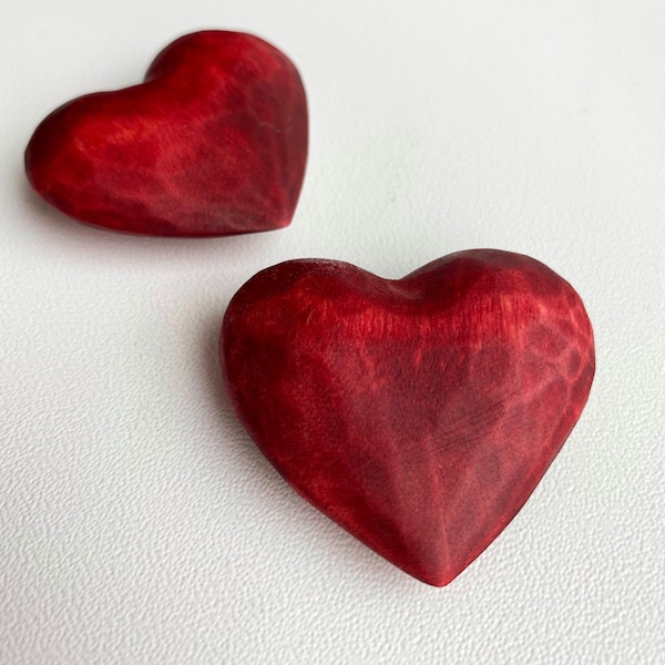 Rustic Wooden Hearts - Etsy