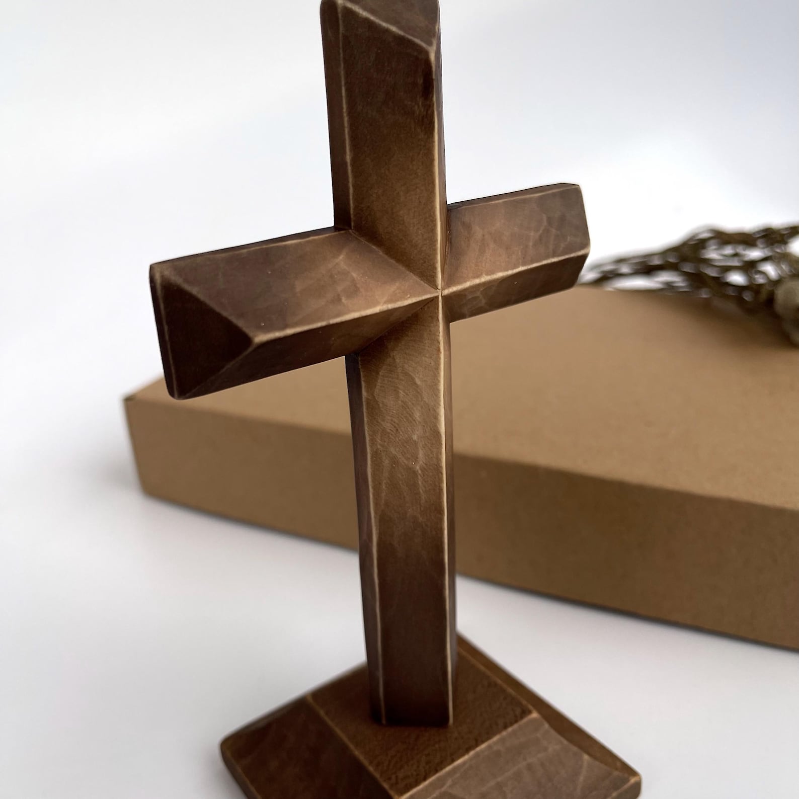 Freestanding Tabletop Wooden Crosses, Desktop Christian Small Altar ...