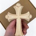 Wooden Cross Wall Unfinished Cross Carved Wood Cross Rustic - Etsy