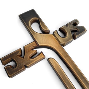 Hand Carved Cross Jesus Wood Sign Wood Religious Cross - Etsy