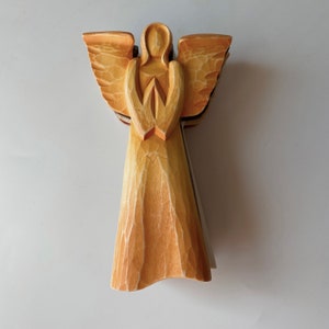 Wood Wall Angel Rustic Angel Wooden Angel Angel Wall - Etsy