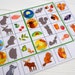 Educational Game for Children what Do I Eat and Where Do I Live - Etsy