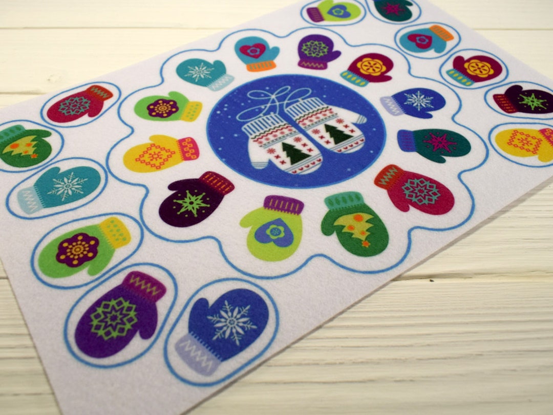 Felt Educational Game find a Couple. Mittens - Etsy