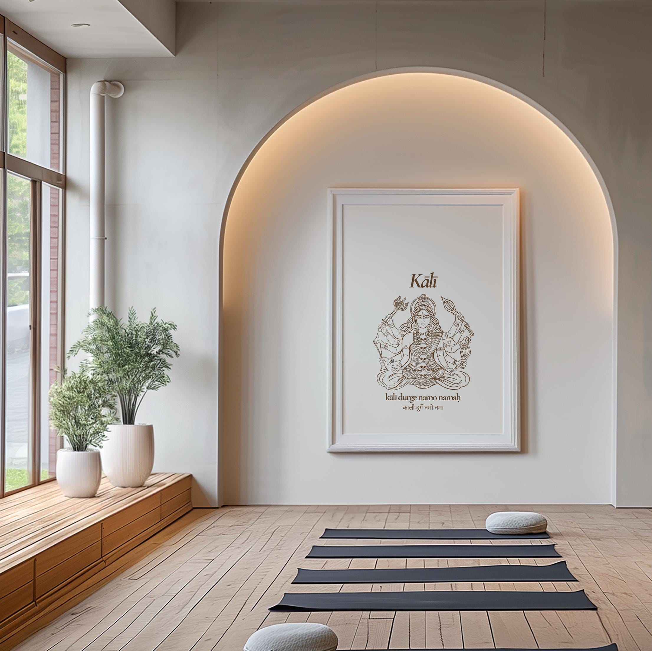 Goddess Kali Print - Yoga Poster - Mantra Wall Decor (digital Download ...