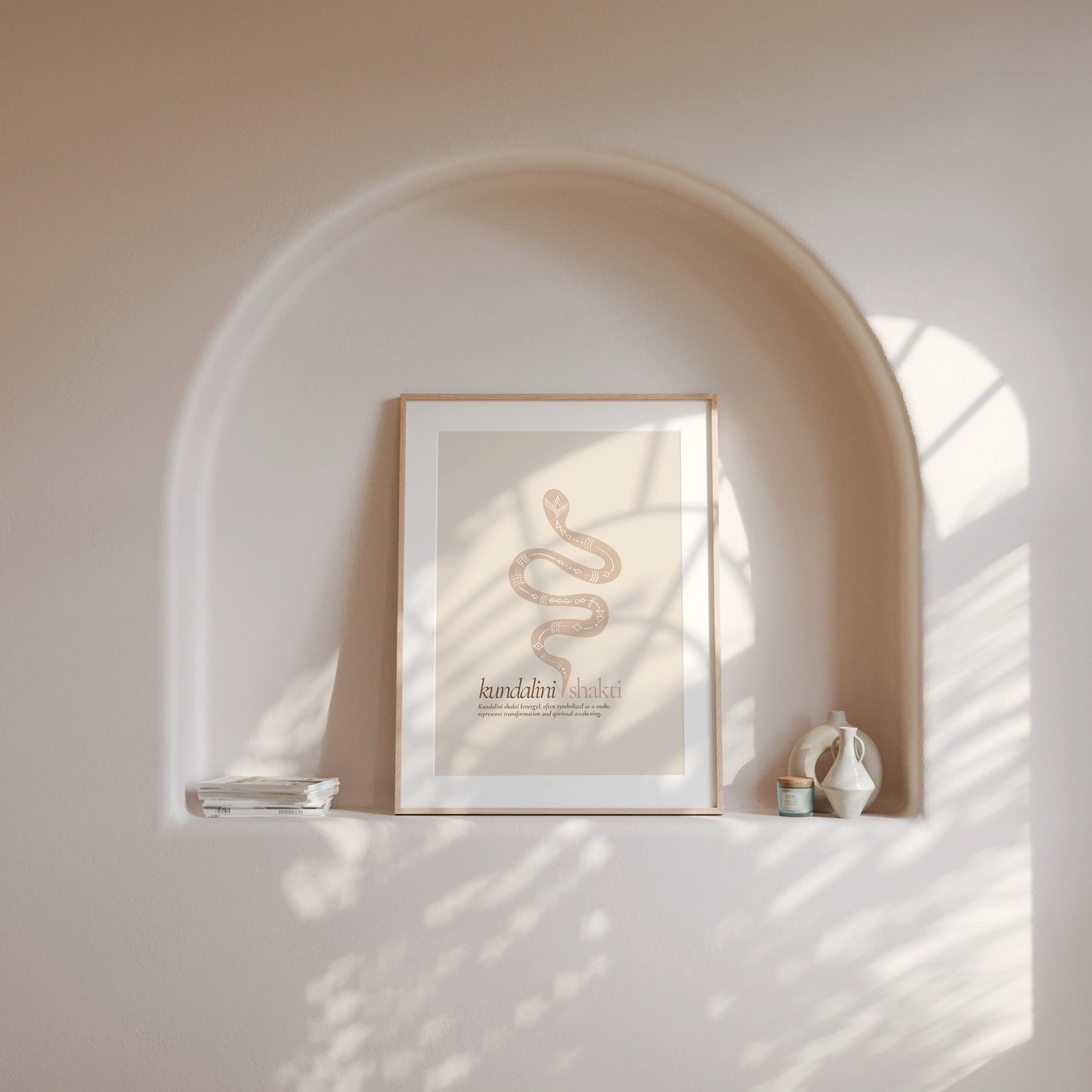 Kundalini Shakti Poster, Spiritual Wall Art, Transformation & Awakening ...