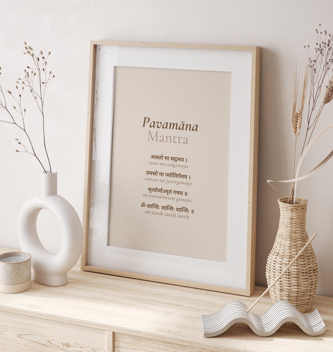 Mantra Poster - Mantra Wall Art - Yoga Studio Decor (digital Download ...