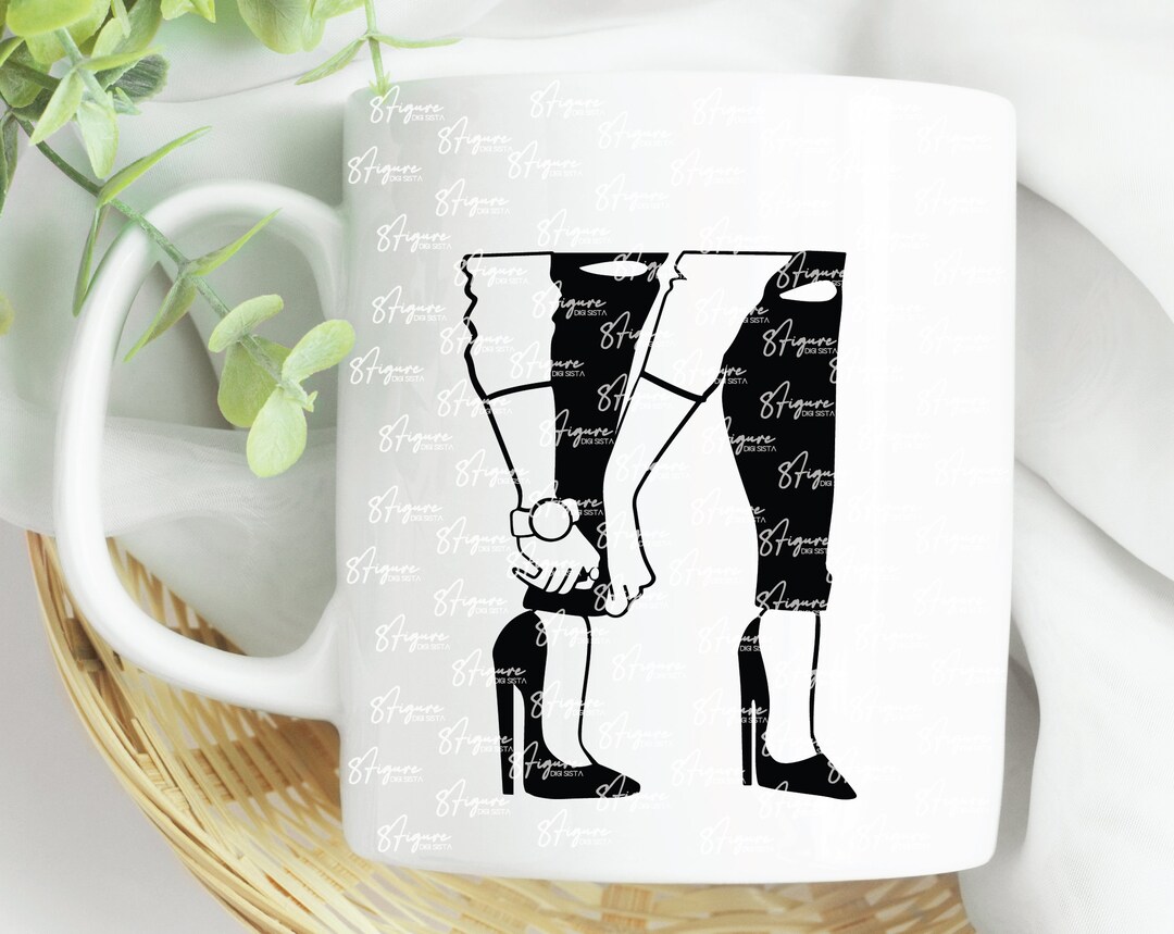 Heels Decal| Woman Wearing Heels Decal| Bling Mug Decal| Stiletto Heels ...