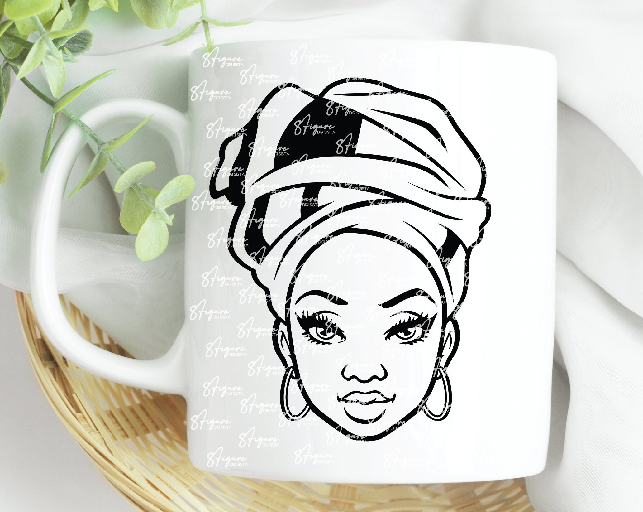 Wendy Decal| African American Woman Decal Bling Mug Decal| Beautiful ...