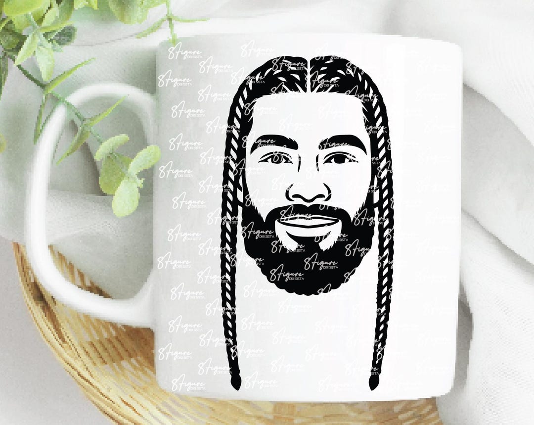 Manny Decal| African American Man Decal| Mug Decal| Handsome Black Man ...