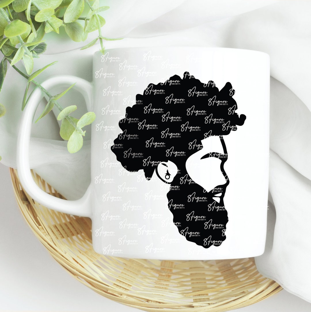 Mel Decal| African American Man Decal| Bling Mug Decal| Handsome Black ...