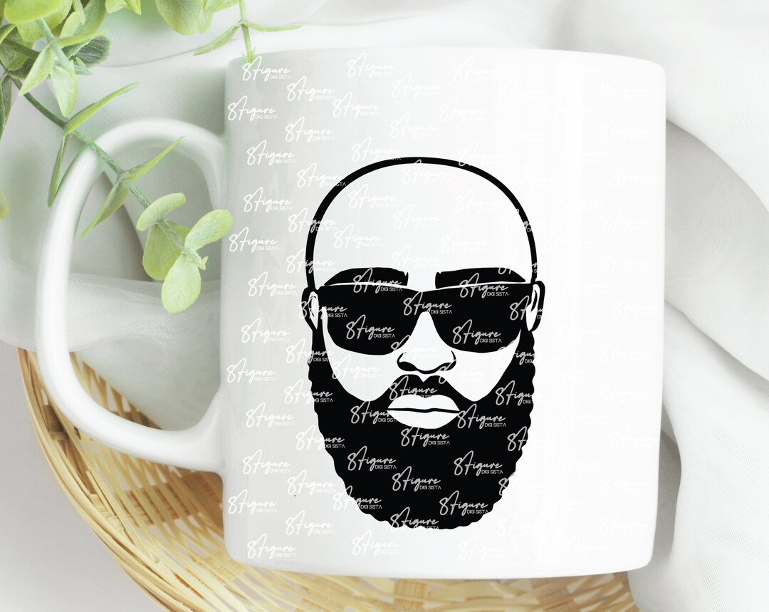 Kevin Decal| African American Man Decal| Bling Mug Decal| Handsome ...