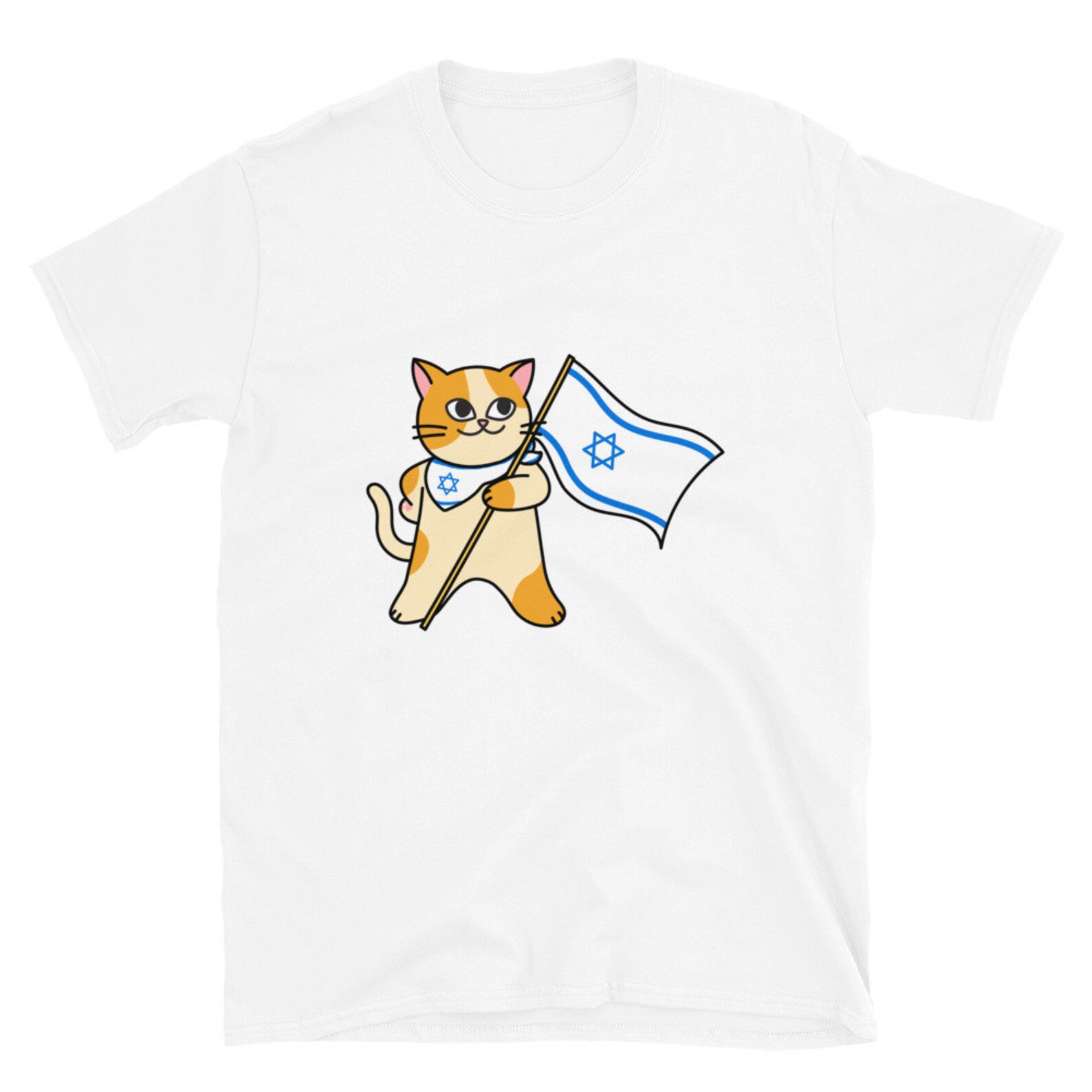 Zionist Cat Israeli Flag Pro-israel Jewish T-shirt - Etsy