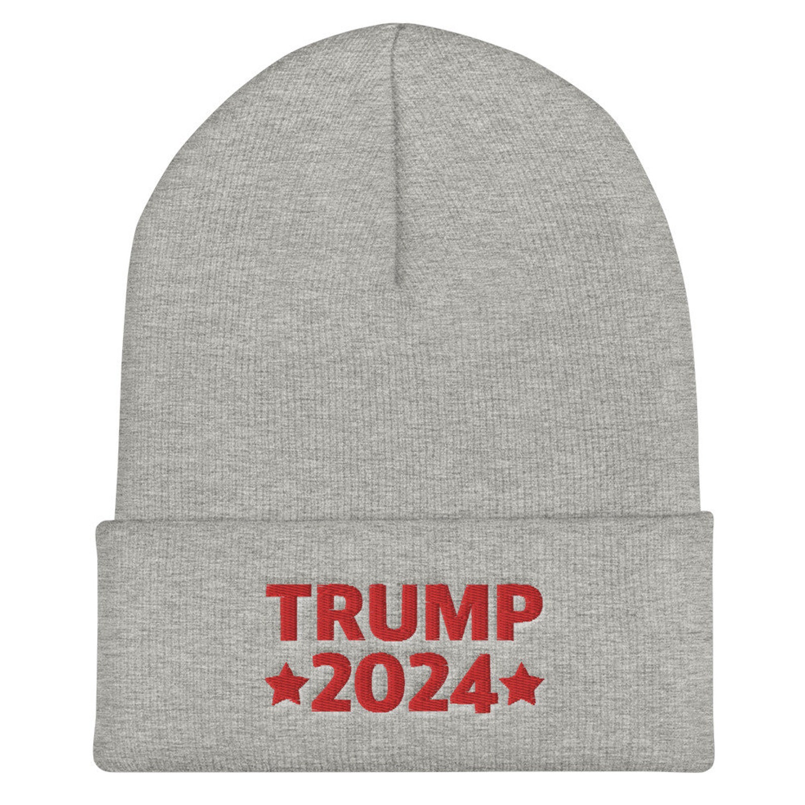TRUMP 2024 Embroidered Cuffed Beanie Warm Winter Hat - Etsy