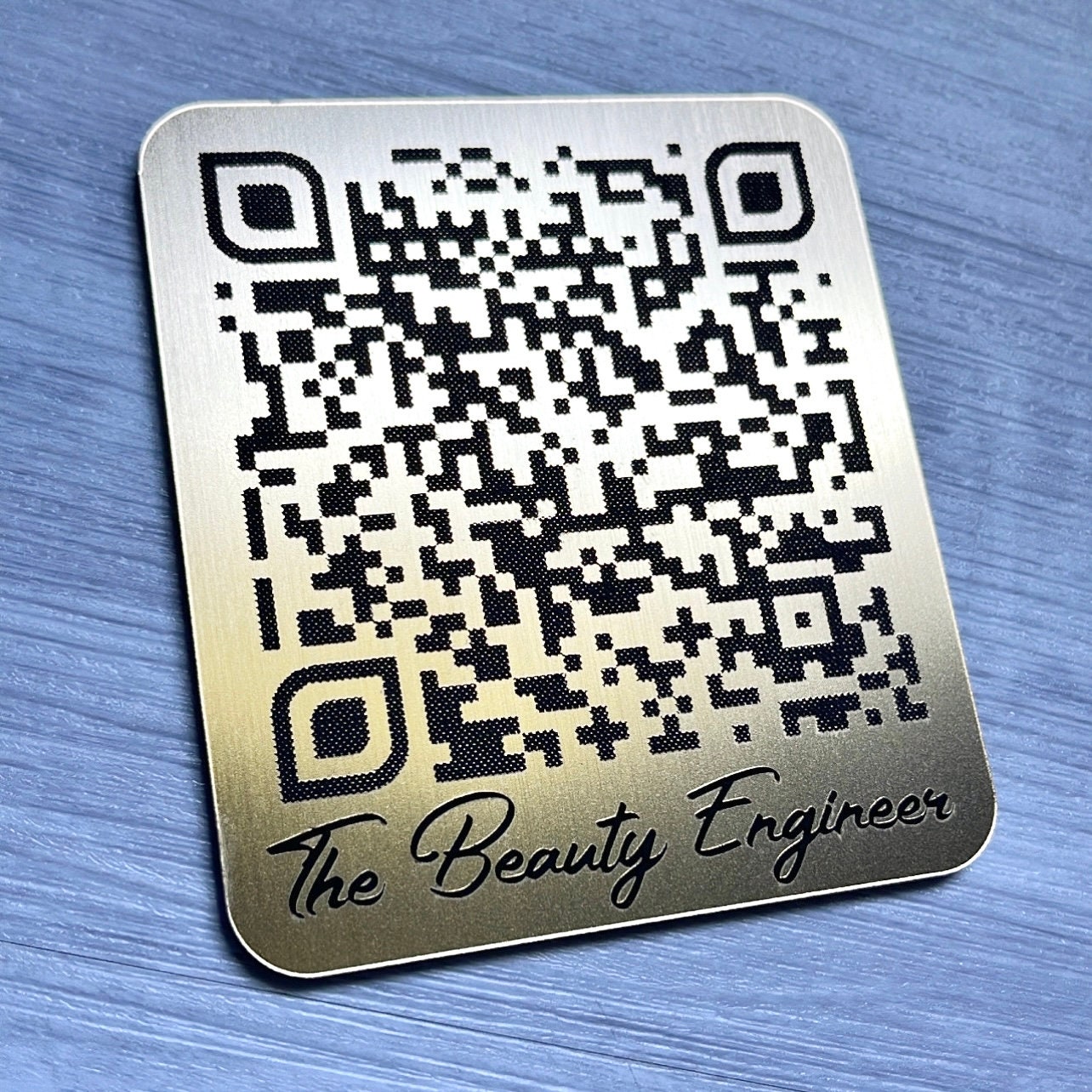 QR Code Display Sign for Business Social Media Restaurant Salon ...