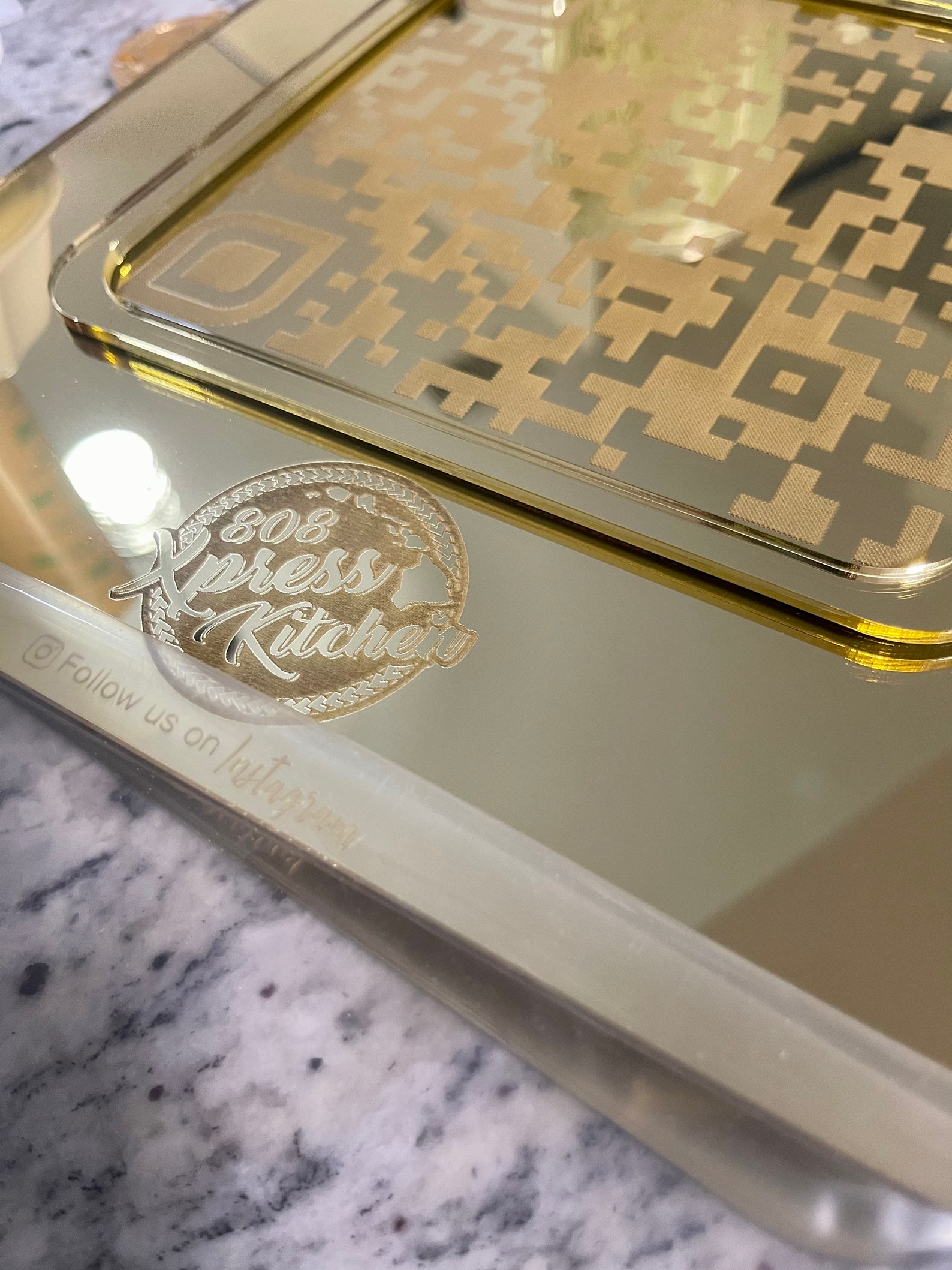 QR Code Display Sign for Business Social Media Restaurant Salon ...