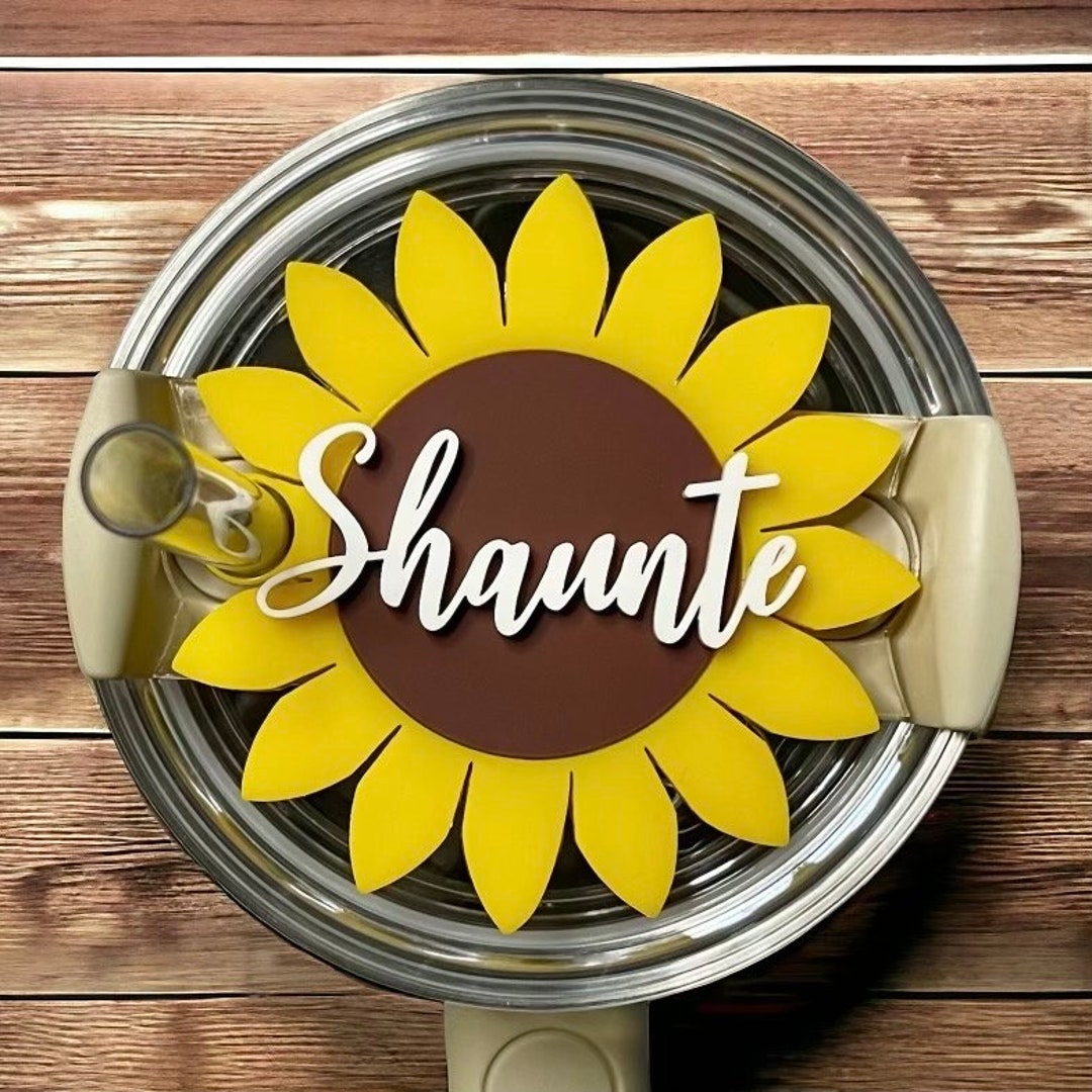Sunflower Stanley Topper 40oz 30oz | Personalized Floral Flower Stanley ...