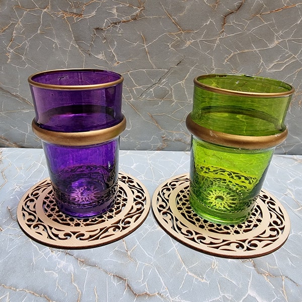 Moroccan Coasters - Etsy
