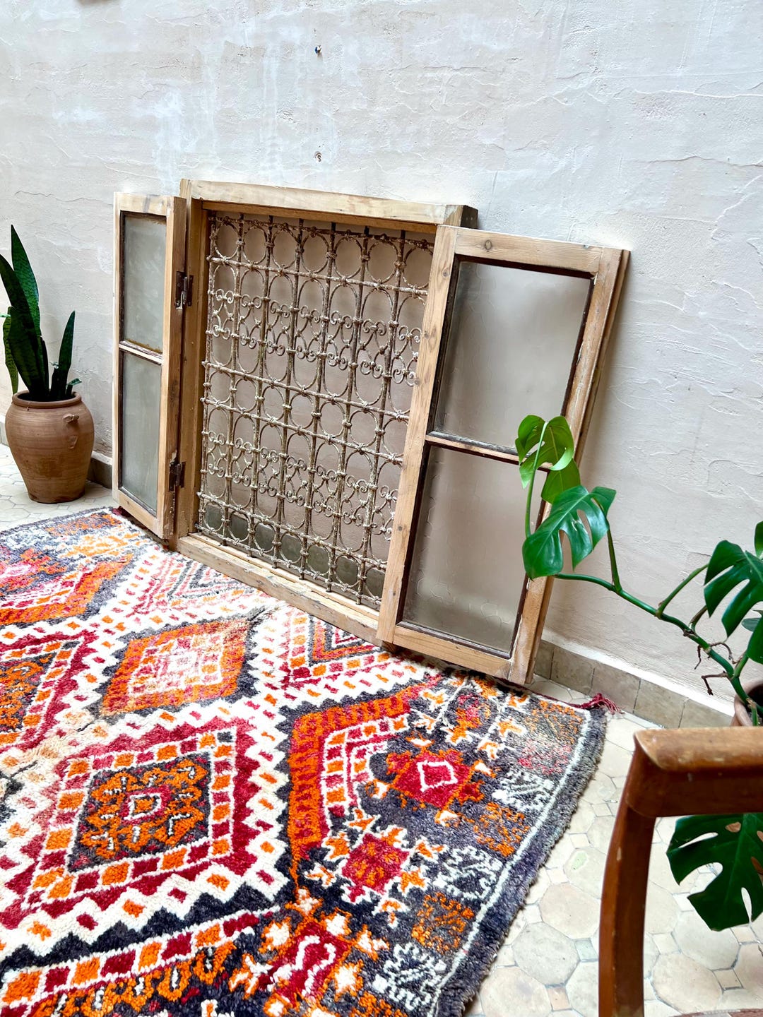 Moroccan Vintage Window for Antique View | Unique Blend of Vintage Iron ...
