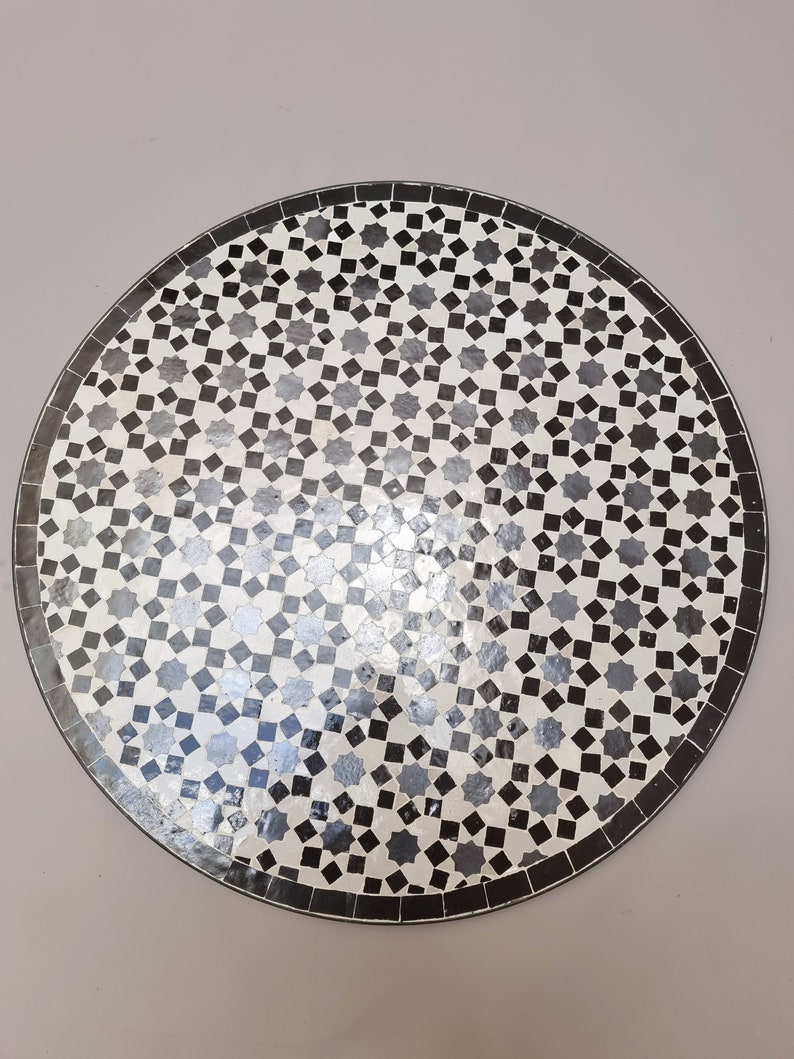 Moroccan Mosaic Table: Custom Zellige Dining Table - Etsy
