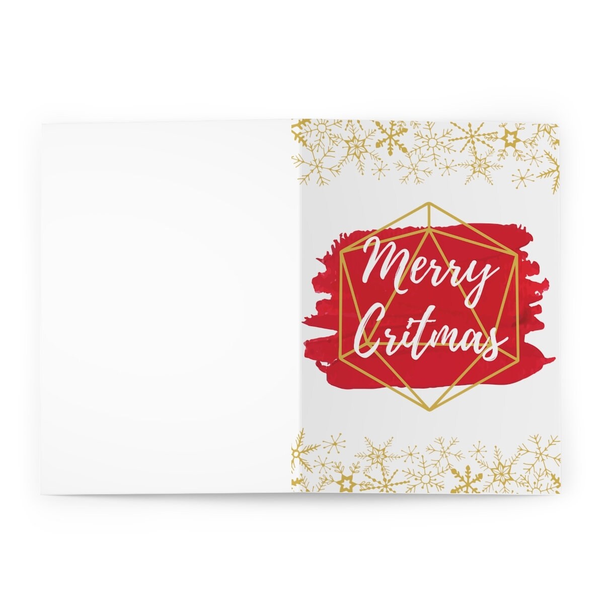 Printable DND Christmas Card | Merry Critmas | Dungeons and Dragons ...