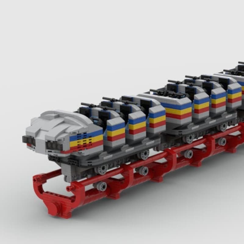 Roller Coaster Train Model - Etsy