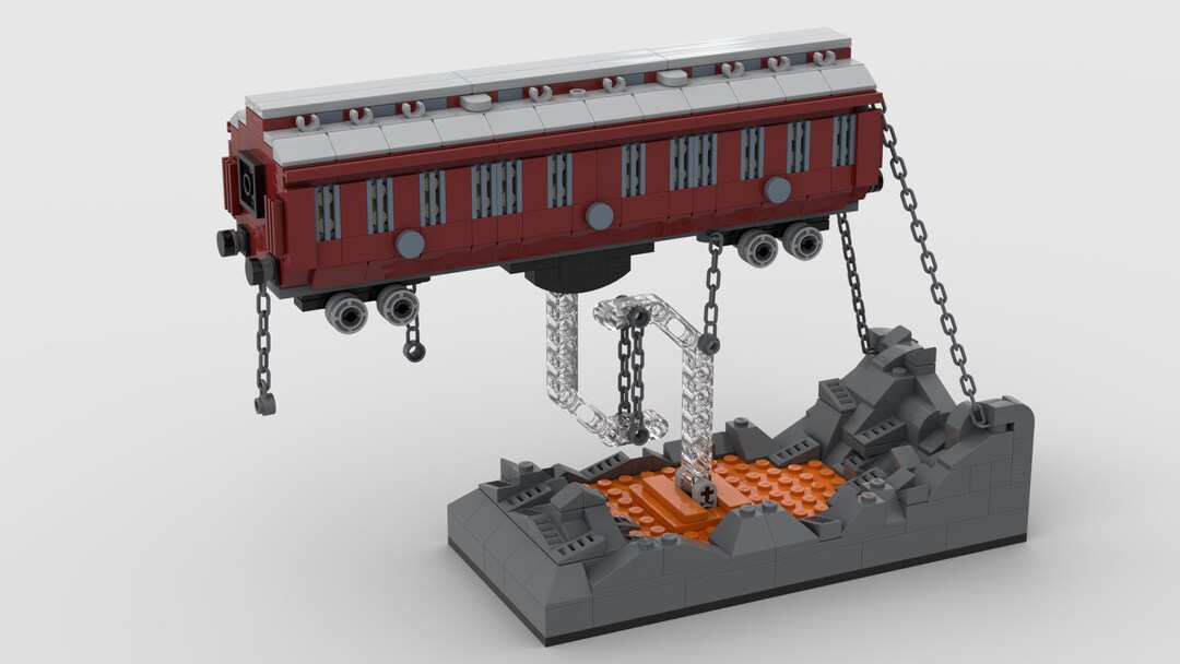 Derren Brown's Ghost Train - Tensegrity Model MOC Instructions - Etsy