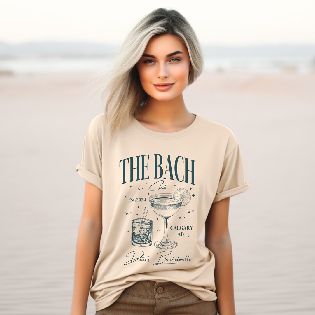The Bach Club Shirt, Custom Bachelorette Party Shirt, the Bride Club T ...