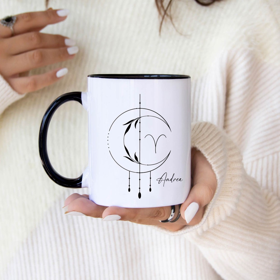 Personalized Zodiac Mug, Personalized Astrology Mug, Star Sign Zodiac ...