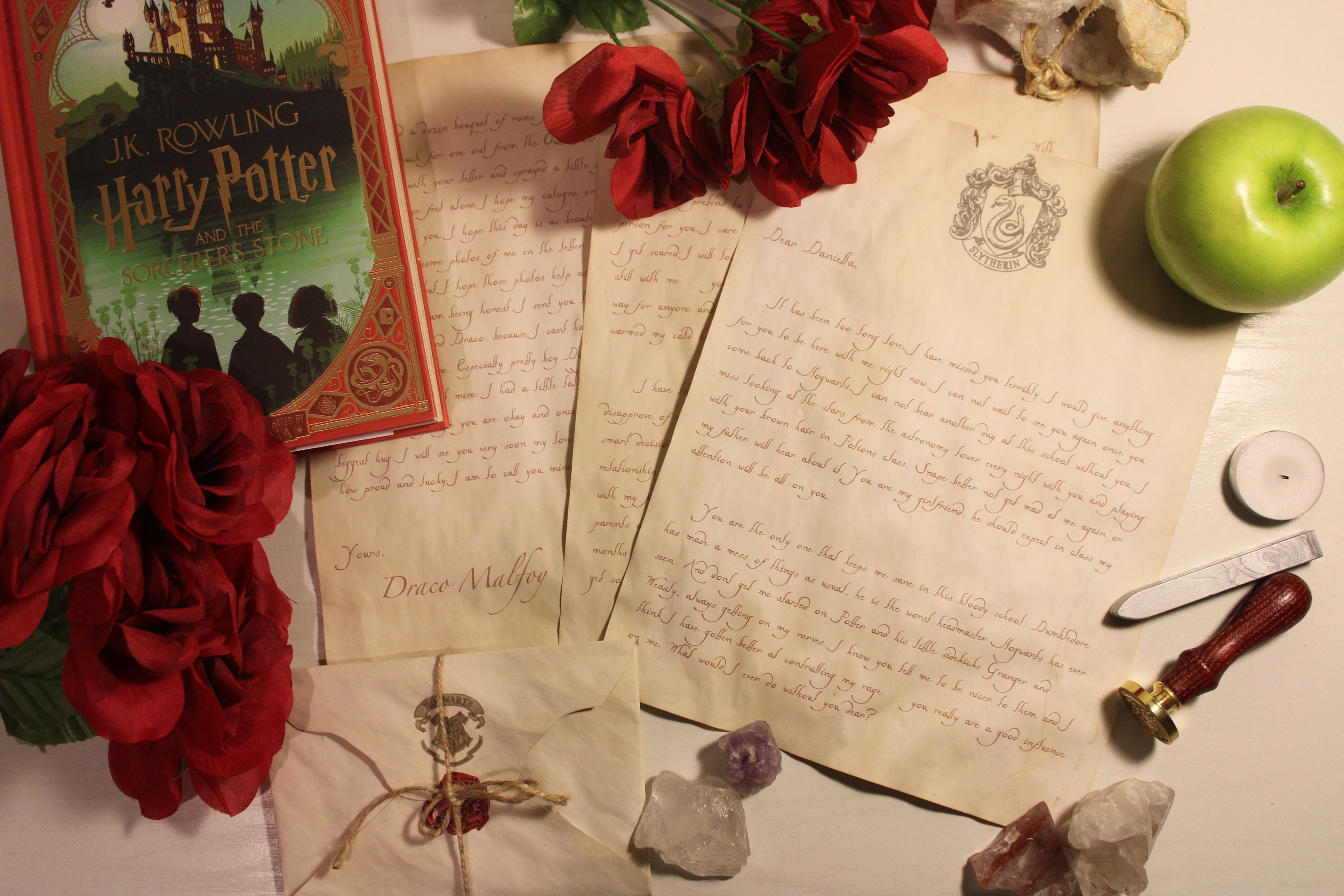 Personalized letter from Draco Malfoy | Etsy