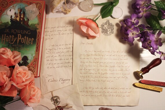 Personalized Letter From Cedric Diggory - Etsy Finland