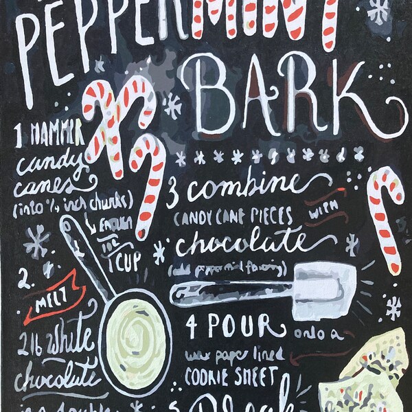 Chalkboard Recipe - Etsy