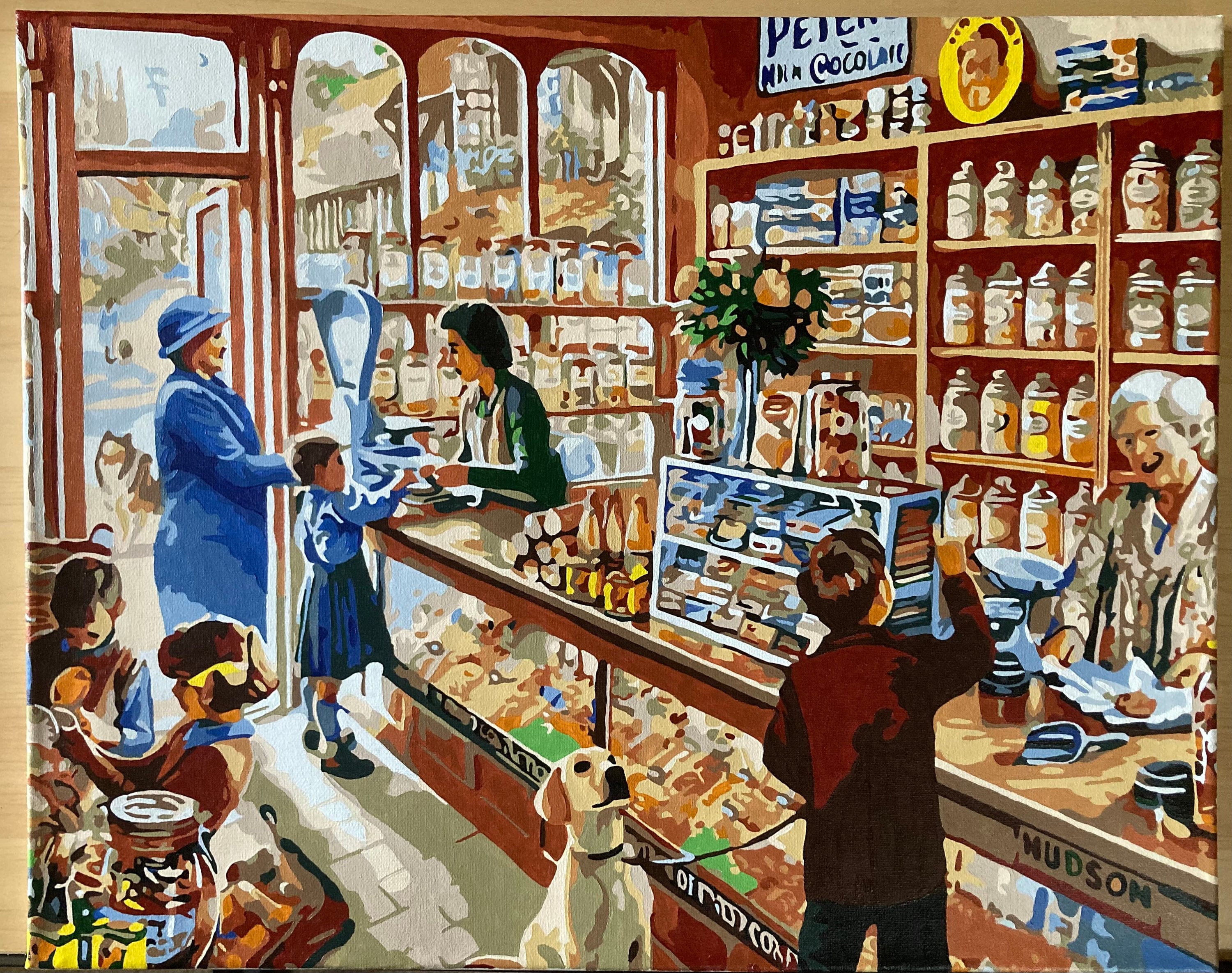 Candy Shop FINISHED Advanced Acrylic Paint-by-number - Etsy