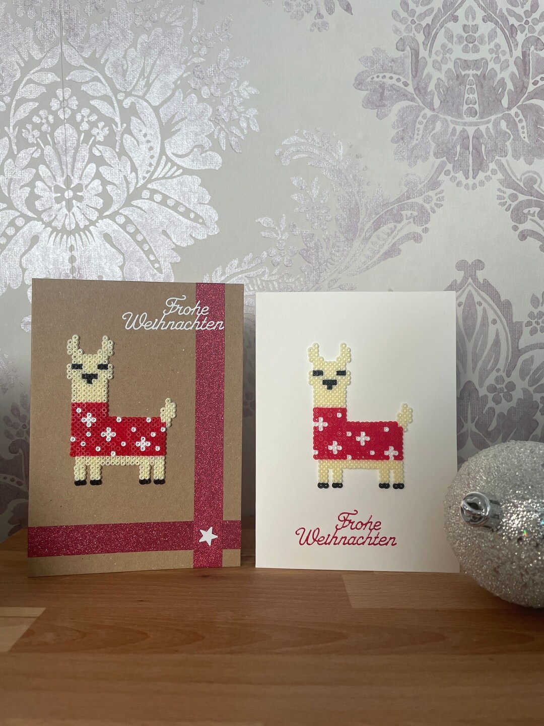 Christmas Card Llama Christmas Llama - Etsy