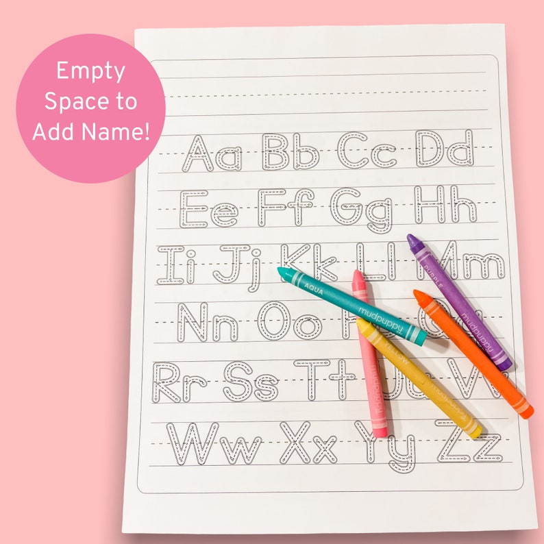 Alphabet / Number & Days of the Week Tracing PRINTABLES! PDF File ONLY ...