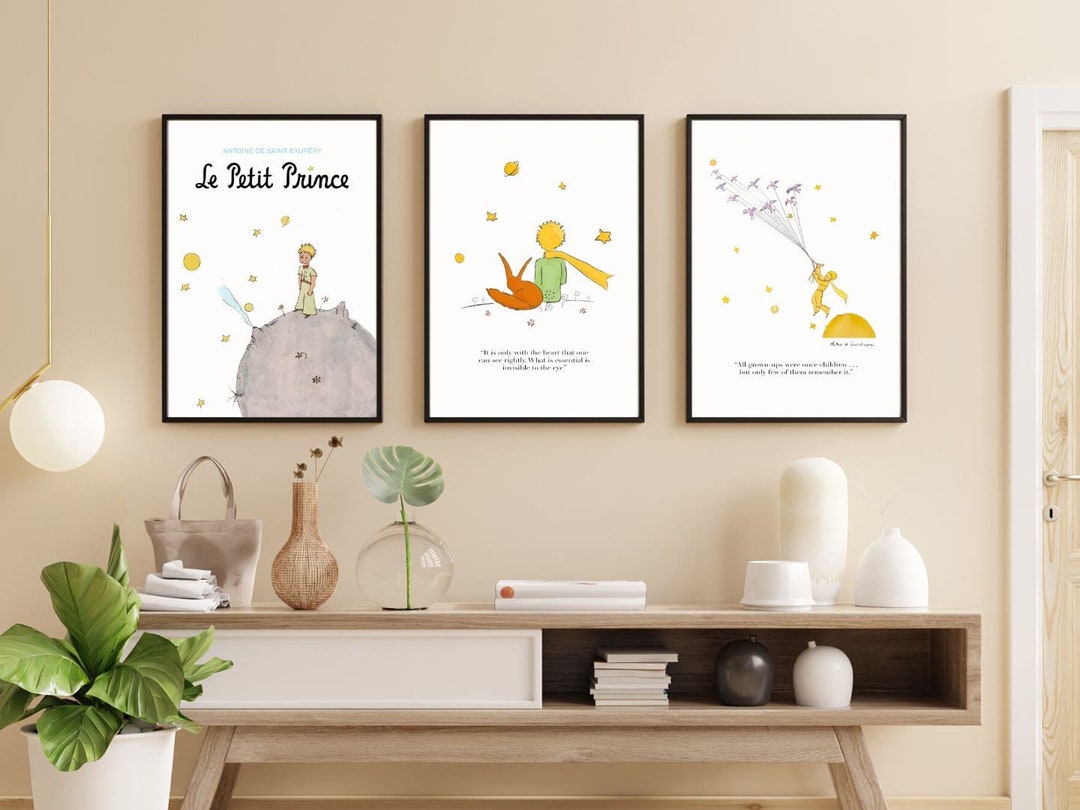Set of 3 Le Petit Prince Print, Little Prince Poster, Little Prince ...