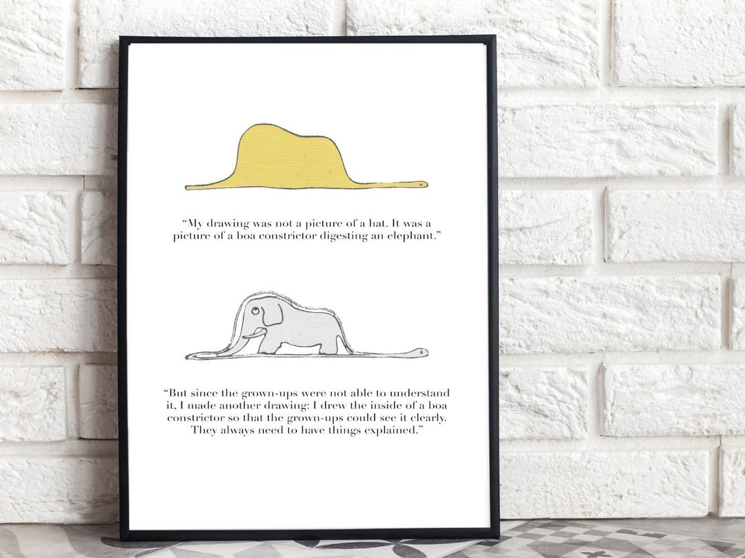 Le Petit Prince Print, Little Prince Poster, Little Prince Illustration ...