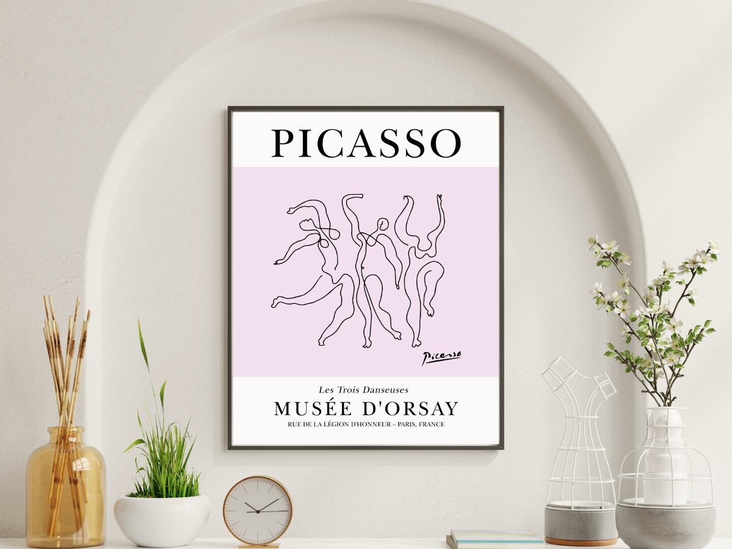 Picasso Print, Picasso Three Dancers, Picasso Dancers, Picasso Poster, Picasso Art, Picasso ...