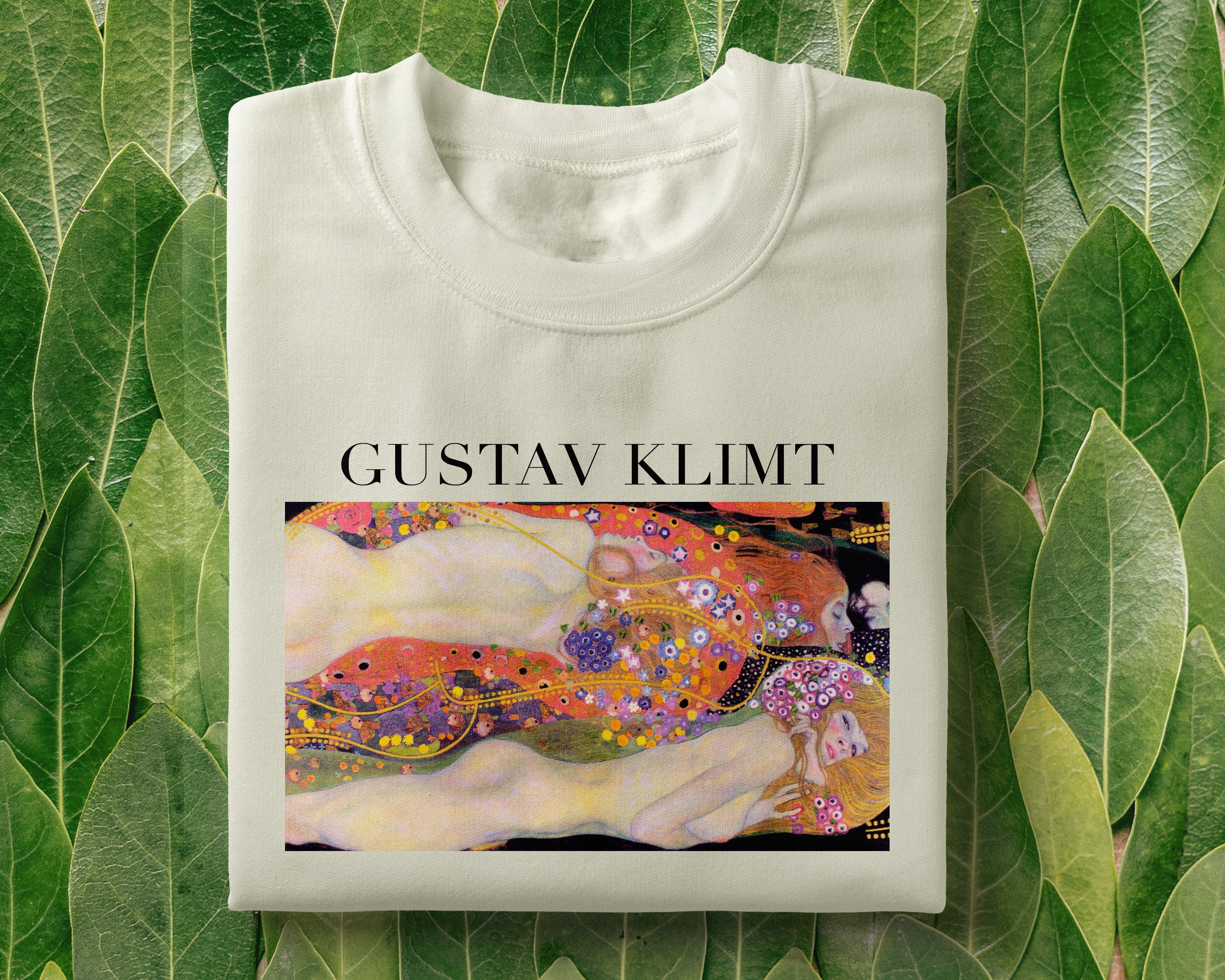 Klimt T-shirt Water Serpents by Klimt, Gustav Klimt, Arthoe, Art Hoe ...