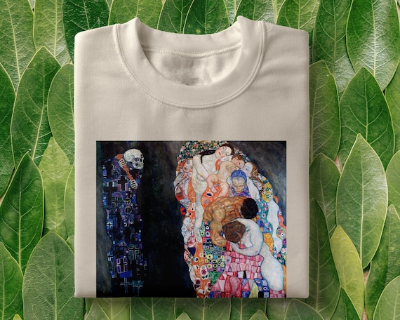 Klimt T-shirt Death & Life by Klimt Gustav Klimt Arthoe | Etsy