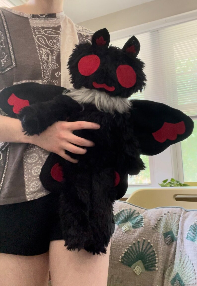 Mothman Cryptid Stuffed Animal Cryptid Plush - Etsy