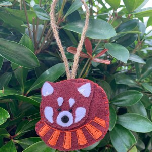 Handmade Red Panda Ornament - Etsy