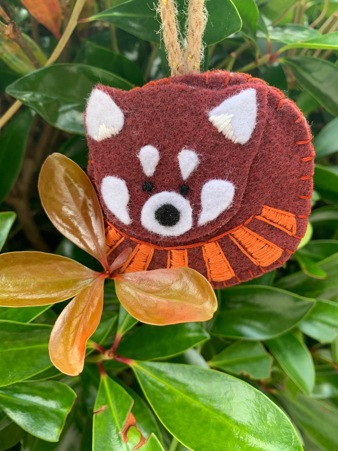 Handmade Red Panda Ornament - Etsy