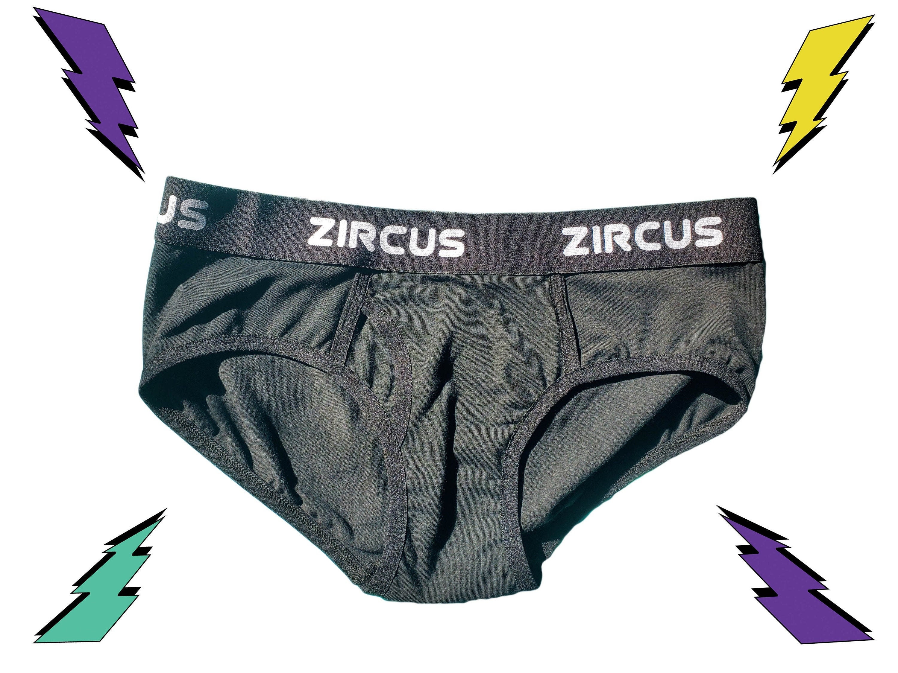 Black Flat Front Fly Briefs Queer Gender Nonconforming Etsy